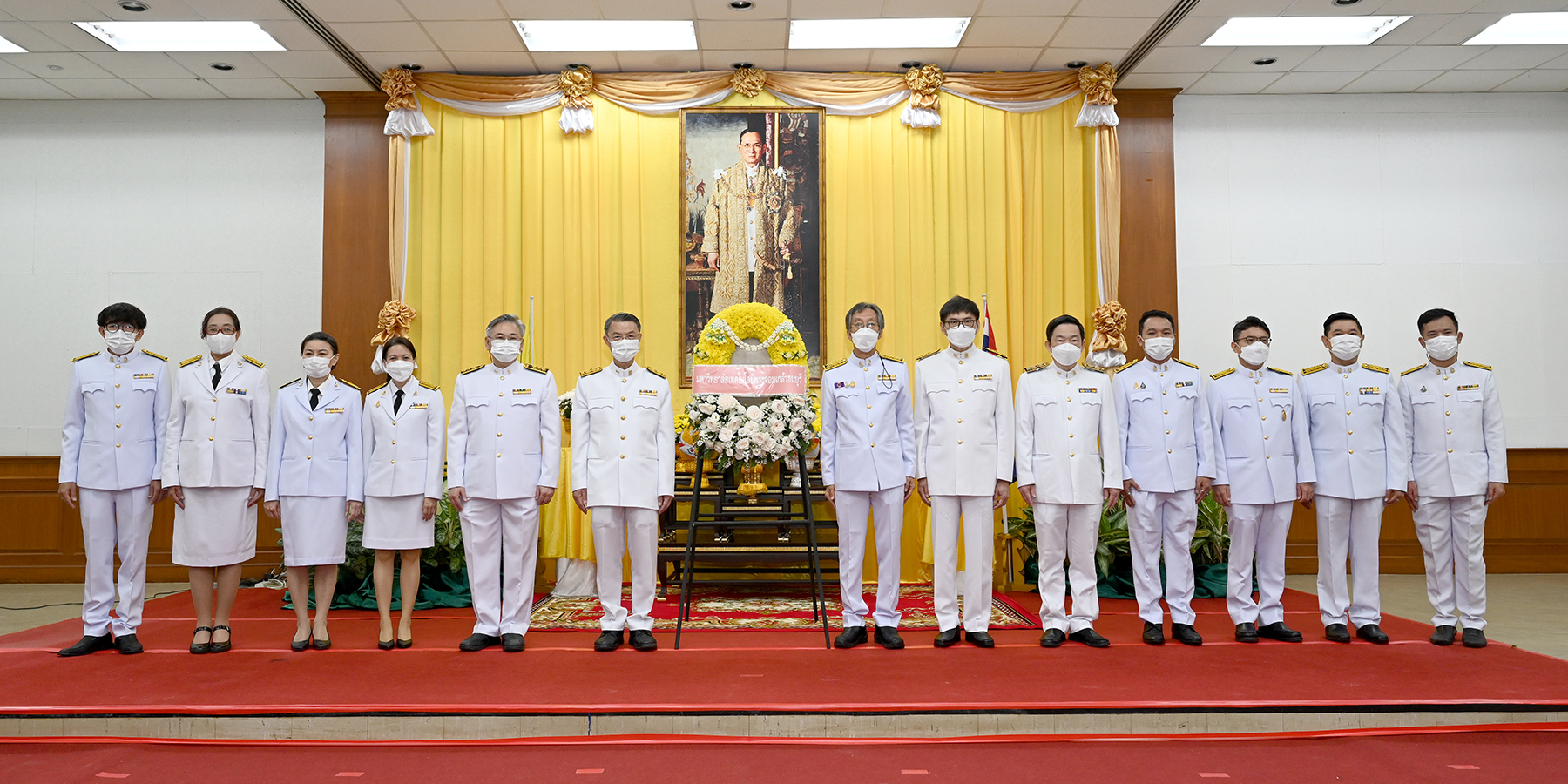 พิธีบำเพ็ญกุศลอุทิศถวายแด่พระบาทสมเด็จพระบรมชนกาธิเบศร มหาภูมิพลอดุลย ...